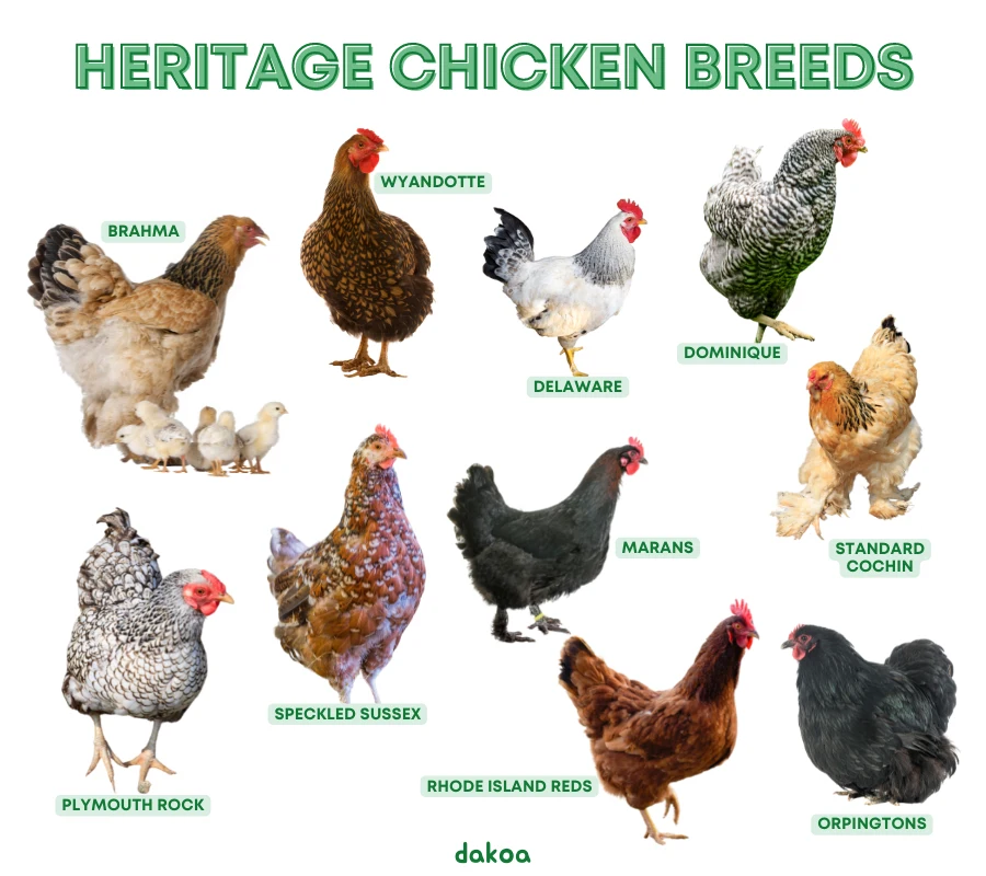 The Benefits of Raising Heritage Poultry Dakoa